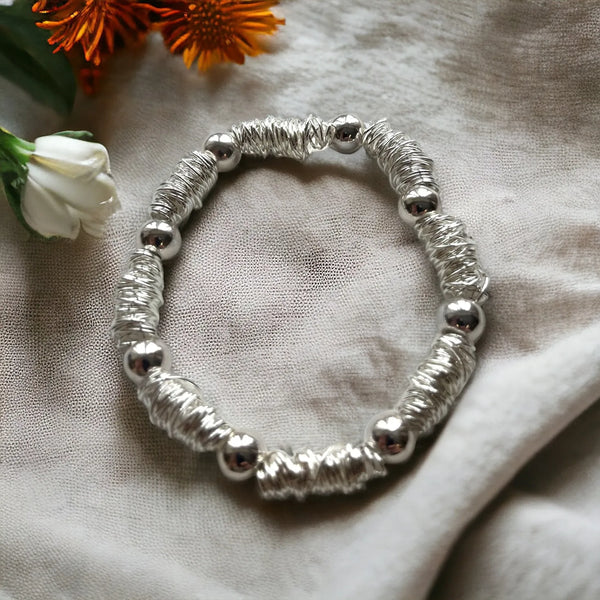 Twisted Radiance: Wire Twist Bracelet - Gracie Jaynes