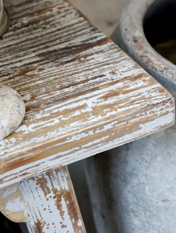 Distressed Grey Wash Console Table - Gracie Jaynes
