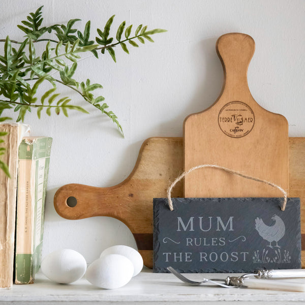 Slate Mum Rules the Roost Sign - Gracie Jaynes